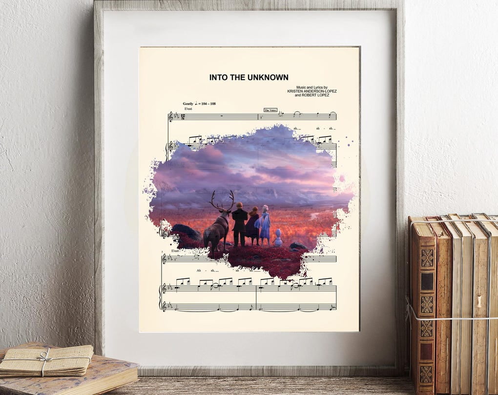 Frozen 2 Elsa, Anna, Olaf, Kristoff, Sven, Into The Unknown Splatter ...