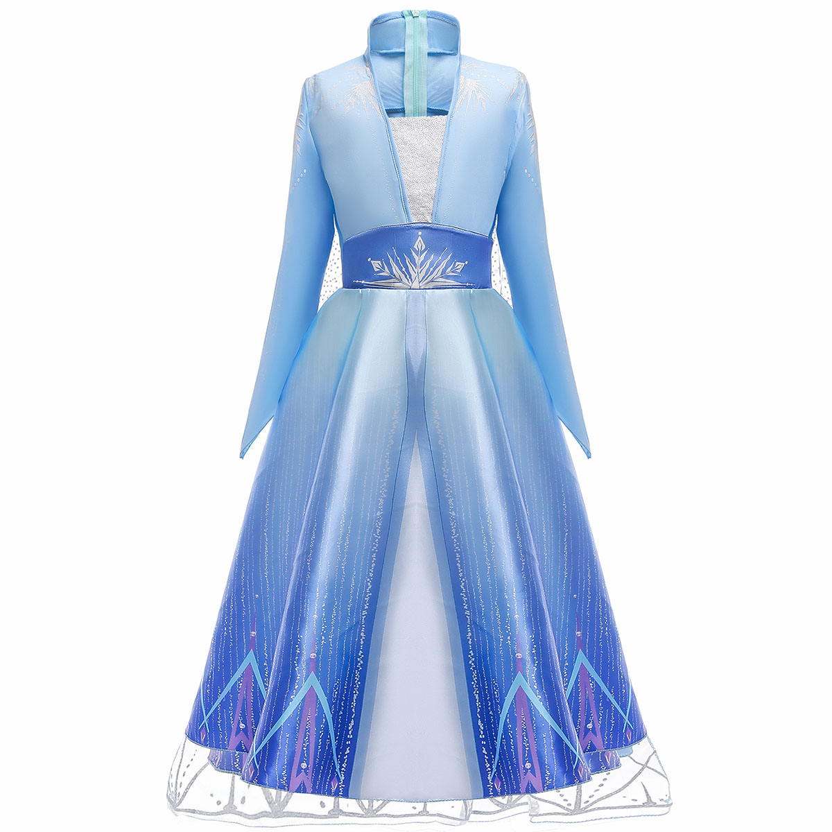 Frozen 2 Elsa Deluxe Princess Dress Costume for Girl Cosplay Christmas ...