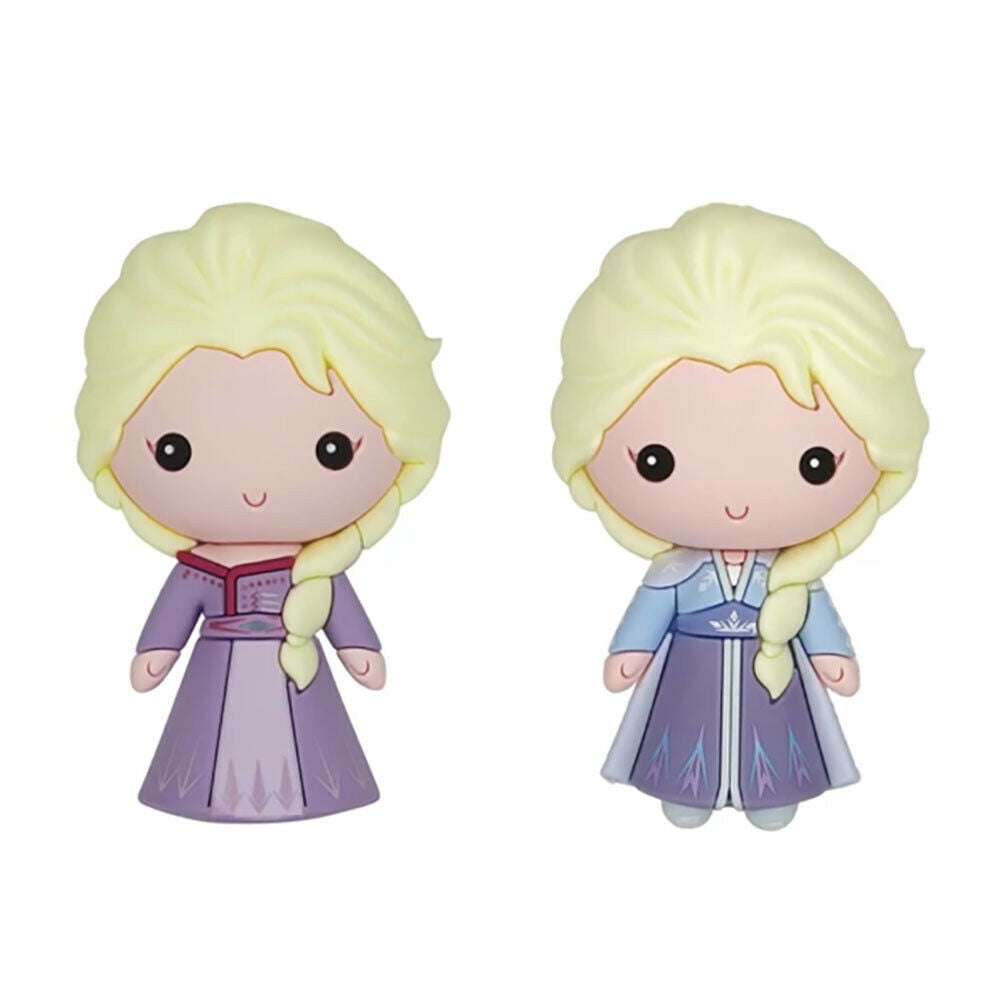 Frozen 2 Elsa Princess Purple & Elsa Ice Queen Refrigerator Magnet 2 ...