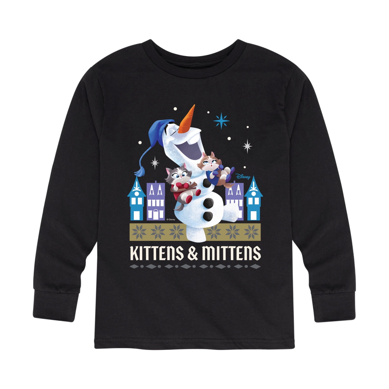 Frozen 2 - Kittens And Mittens - Toddler And Youth Long Sleeve Graphic ...