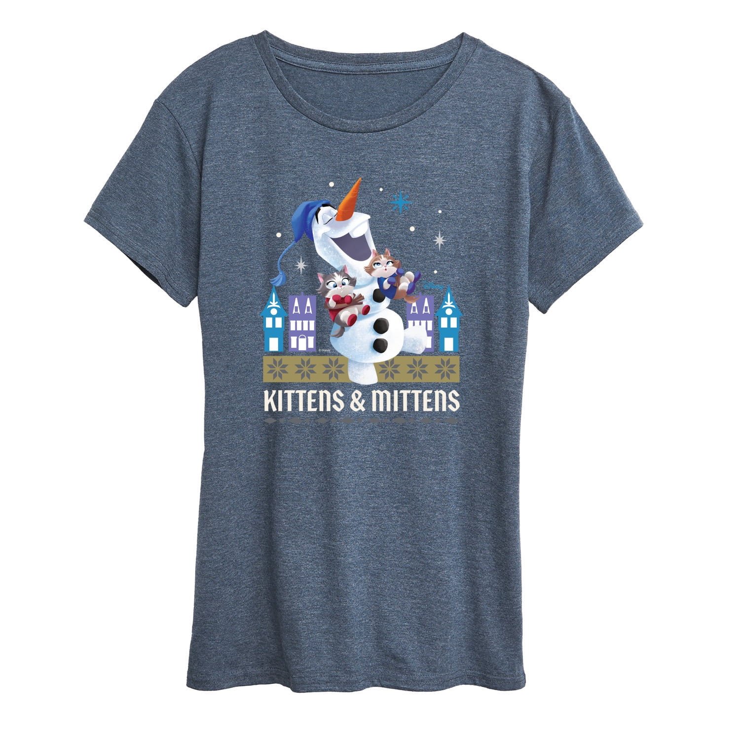 Frozen 2 - Kittens And Mittens - Women's Short Sleeve Graphic T-Shirt ...