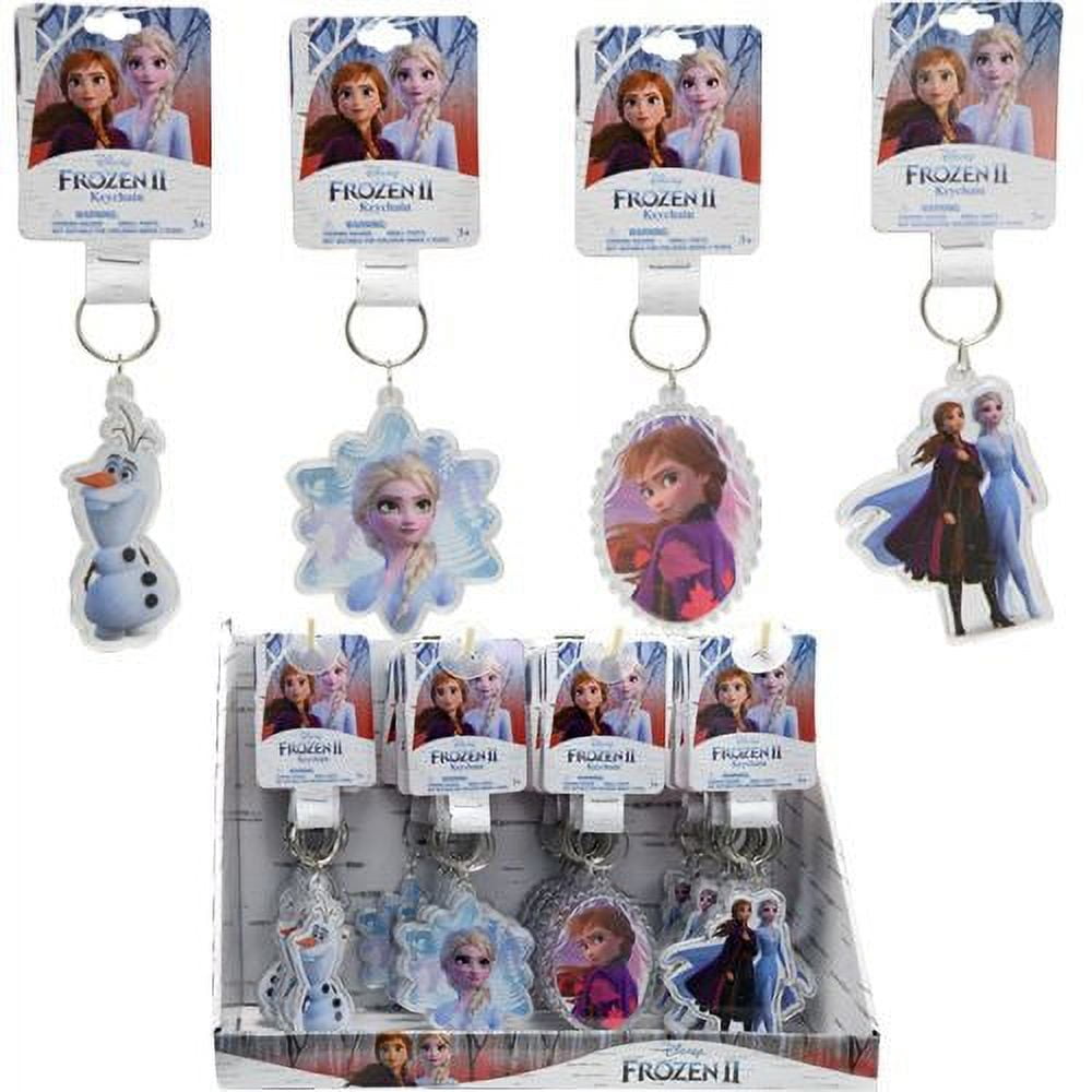 Frozen 2 Lucite Shaped Key Chain with foldover header card 4 asst- 4 ...