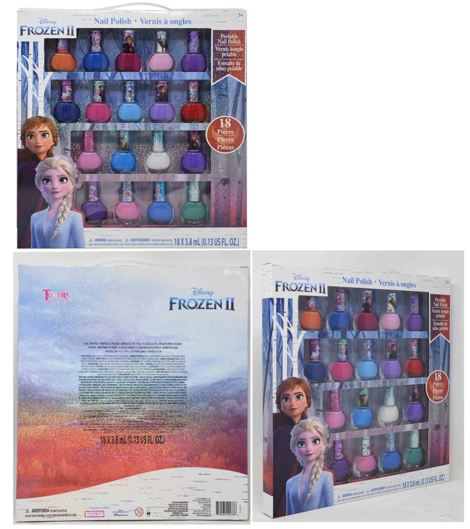 Townley Girl Disney Frozen 2 Peel-able Nail Manicure Set – Nail Polish ...
