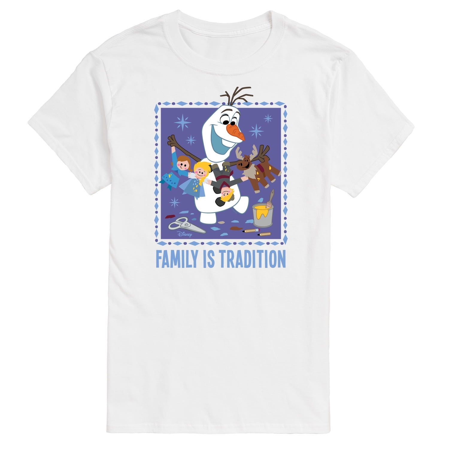 Frozen 2 - Olaf Family Is Tradition - Men's Short Sleeve Graphic T ...