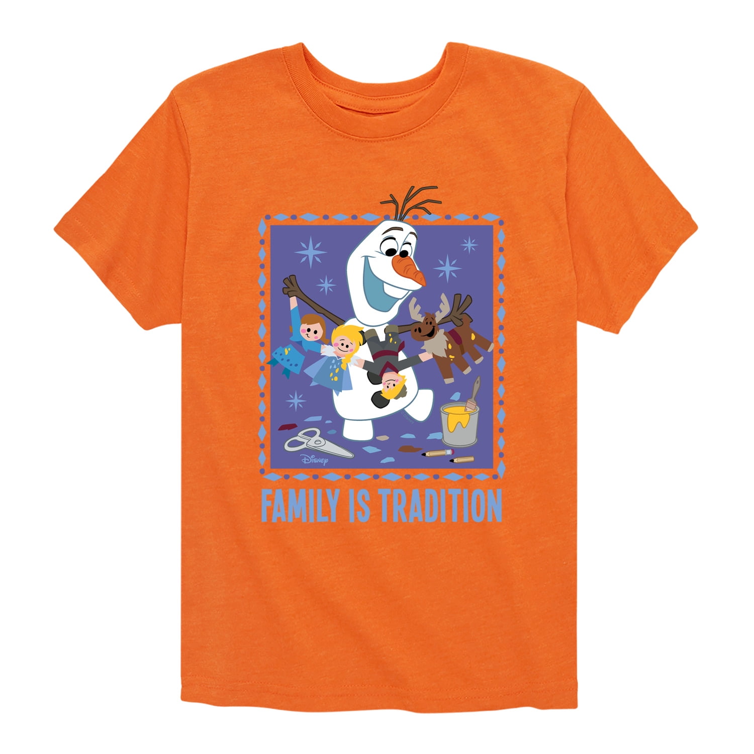 Frozen 2 - Olaf Family Is Tradition - Toddler And Youth Short Sleeve ...