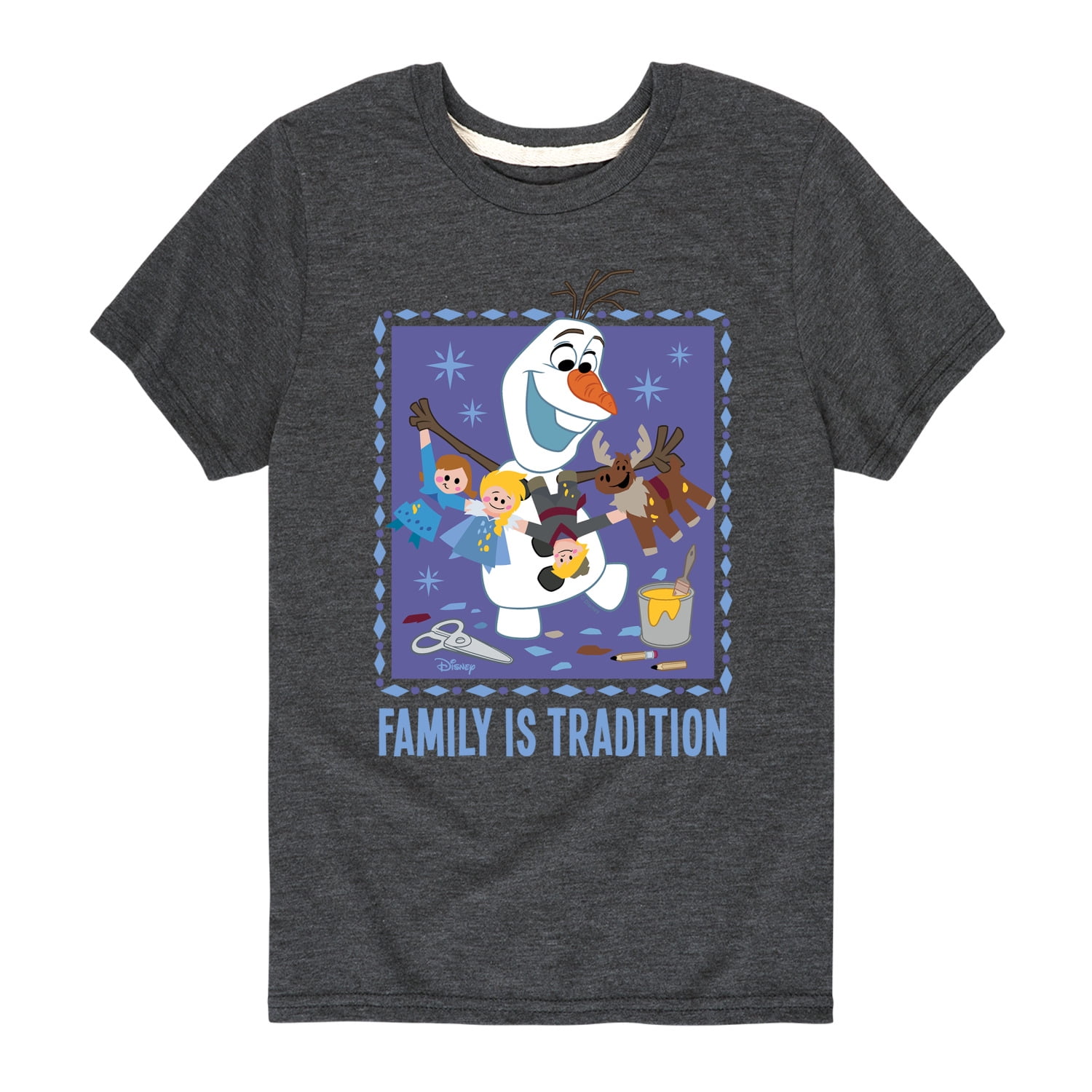 Frozen 2 - Olaf Family Is Tradition - Toddler And Youth Short Sleeve ...