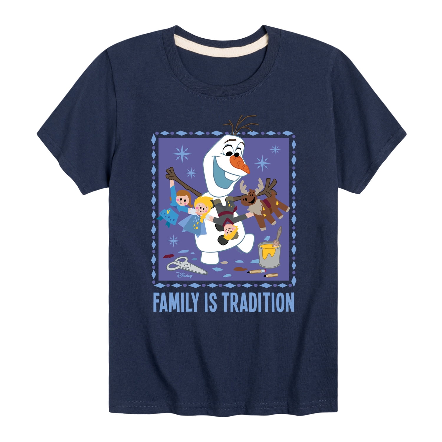 Frozen 2 - Olaf Family Is Tradition - Toddler And Youth Short Sleeve ...
