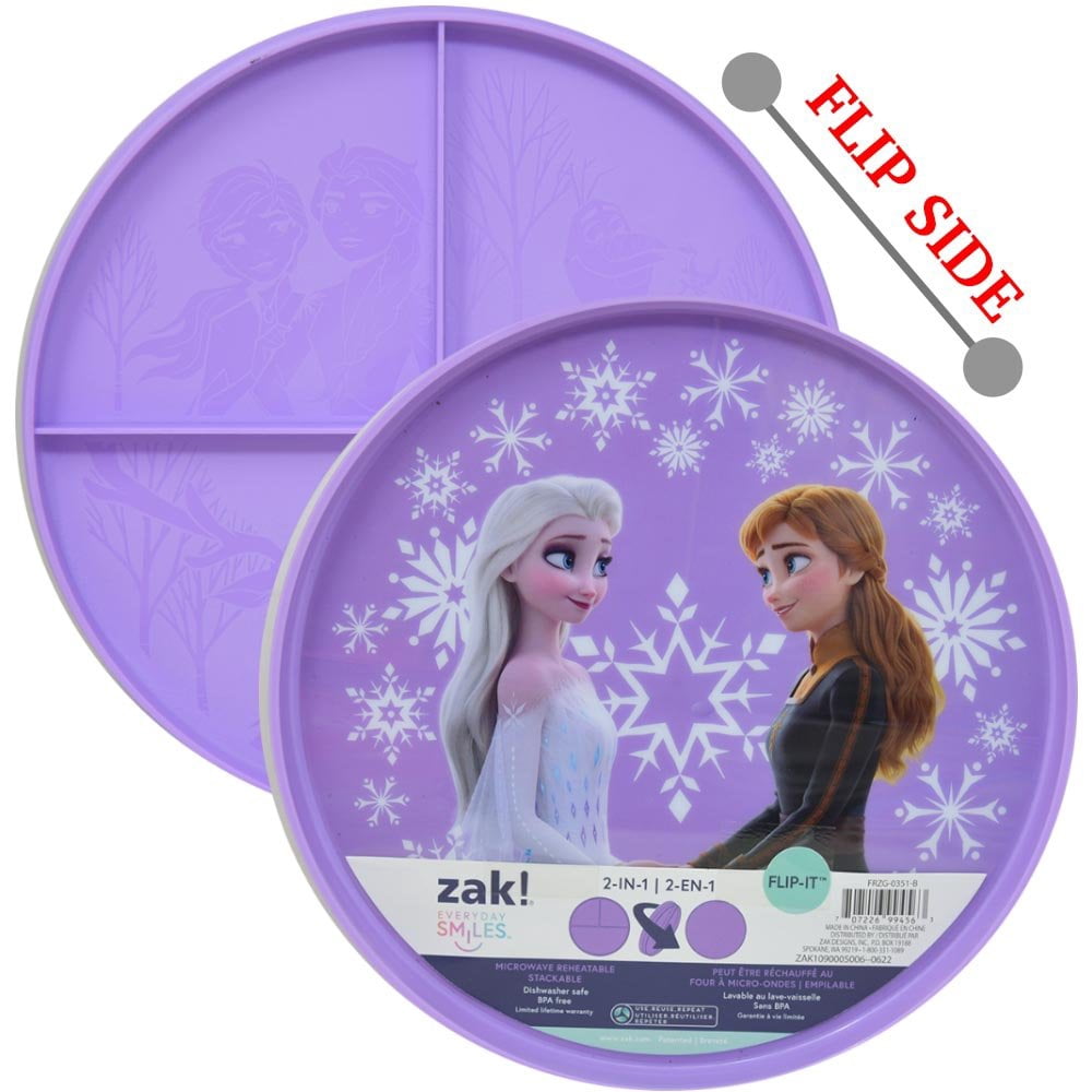 Frozen 2 PP Flip-It Plate- 2 PACK - Walmart.com