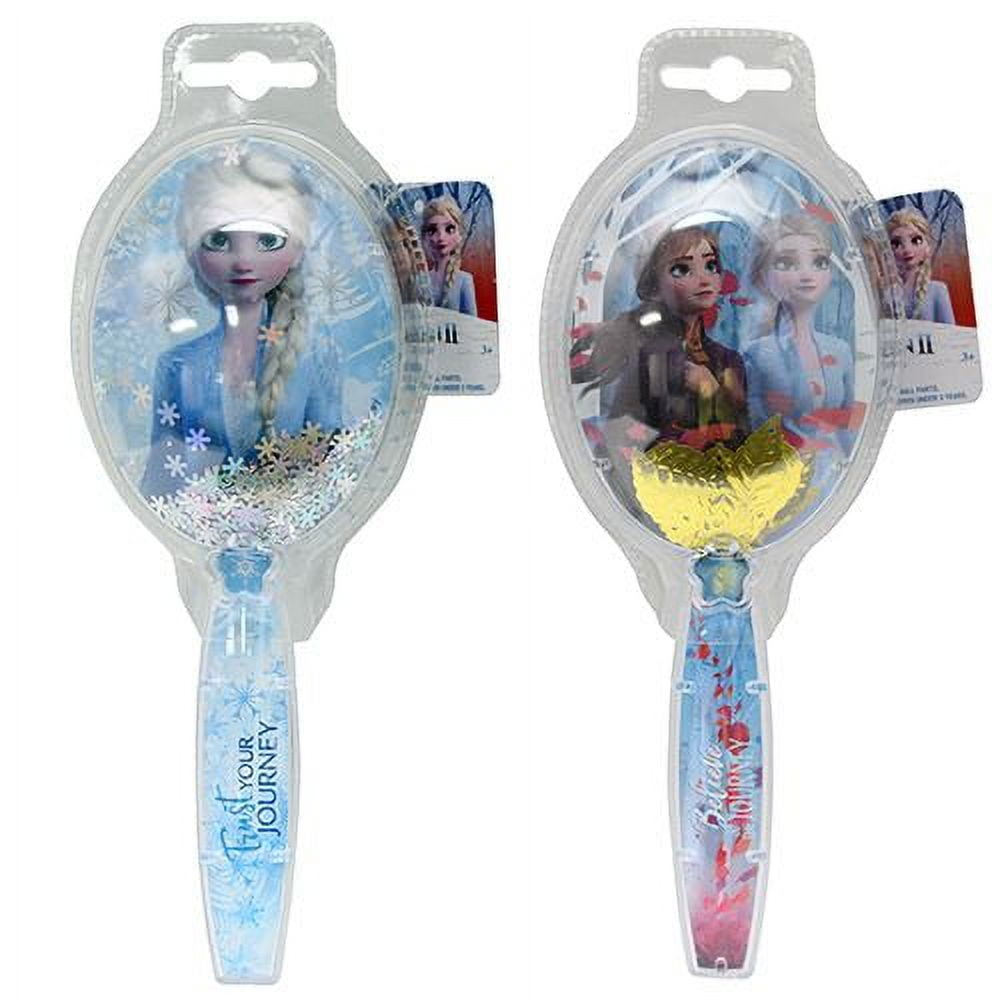 Frozen 2 Printed Hair Brush with Floating Confetti- SHIP 1 PC RANDOMLY ...