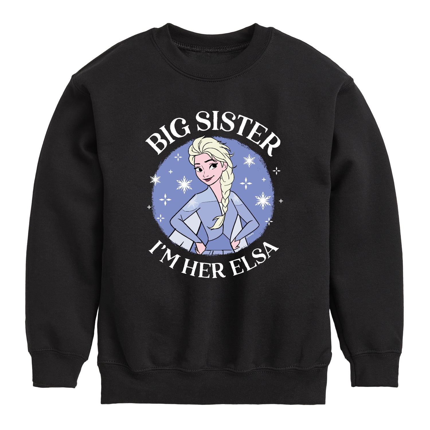 Frozen 2 - Sister Elsa - Toddler And Youth Crewneck Fleece Sweatshirt ...