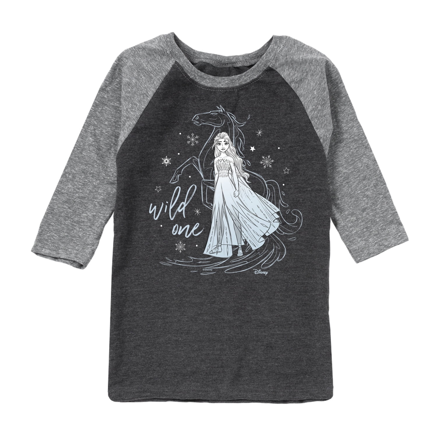 Frozen 2 - Wild One - Toddler And Youth Raglan Graphic T-Shirt ...