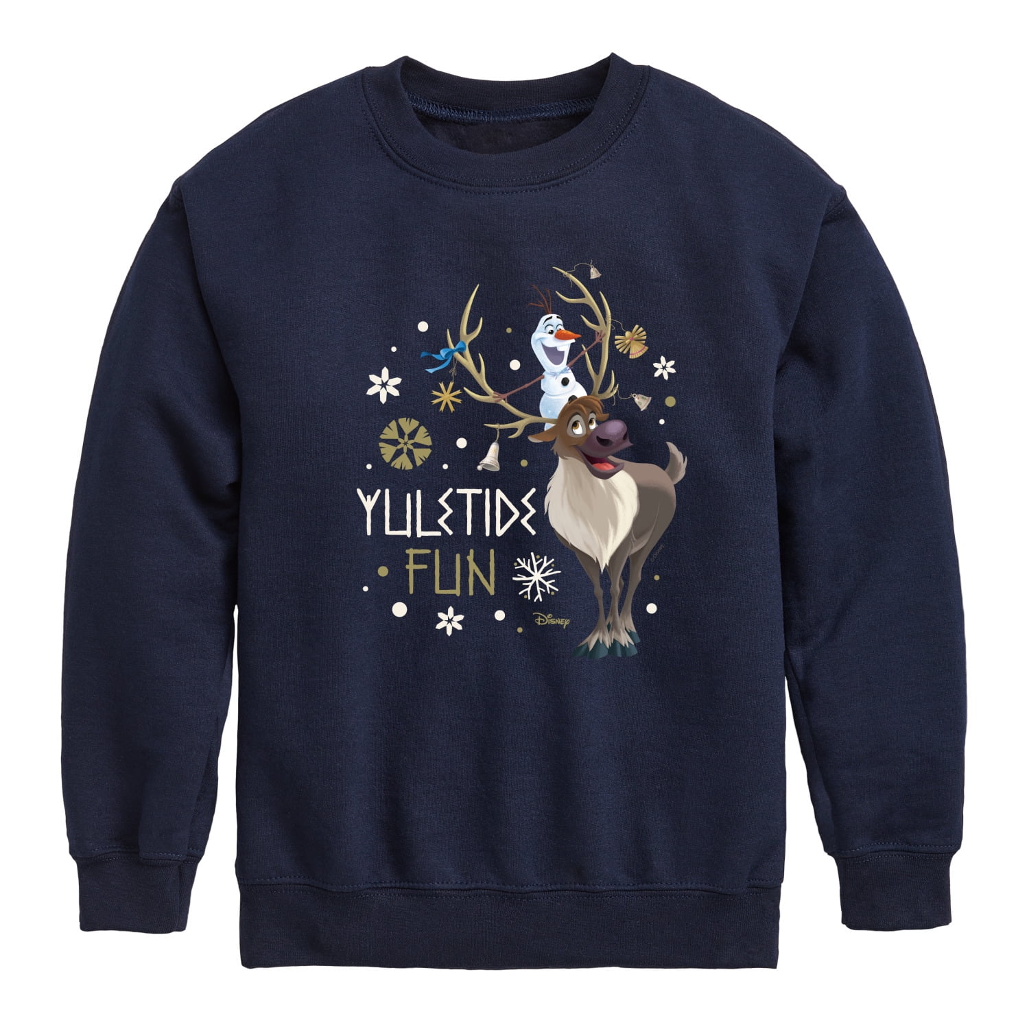 Frozen 2 - Yuletide Fun - Toddler And Youth Crewneck Fleece Sweatshirt ...