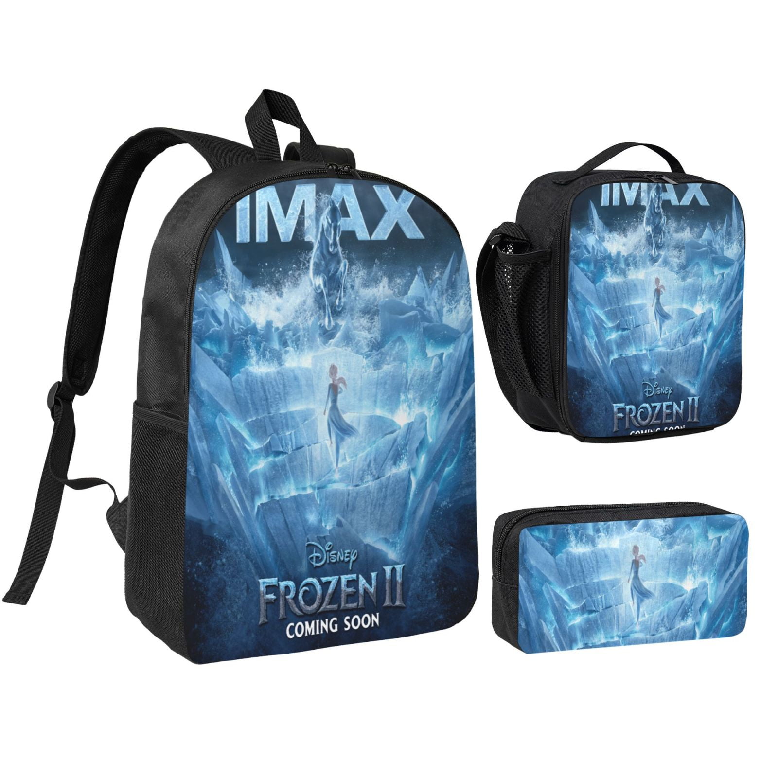 Frozen 3 PCS of Set Lightweight Backpack, 17 In School Bag for School ...