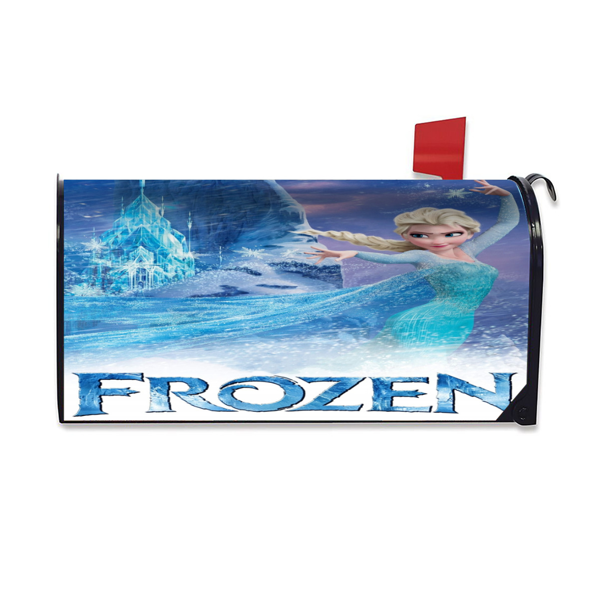 Frozen Animation mailbox cover both sides customized, personalized post ...