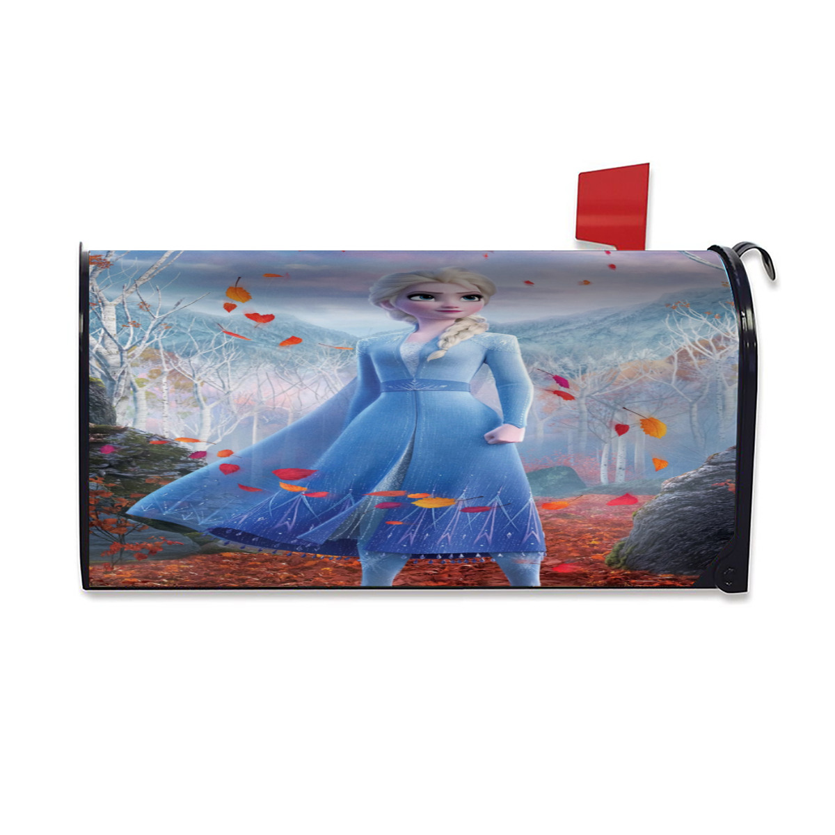 Frozen Animation mailbox cover both sides customized, personalized post ...