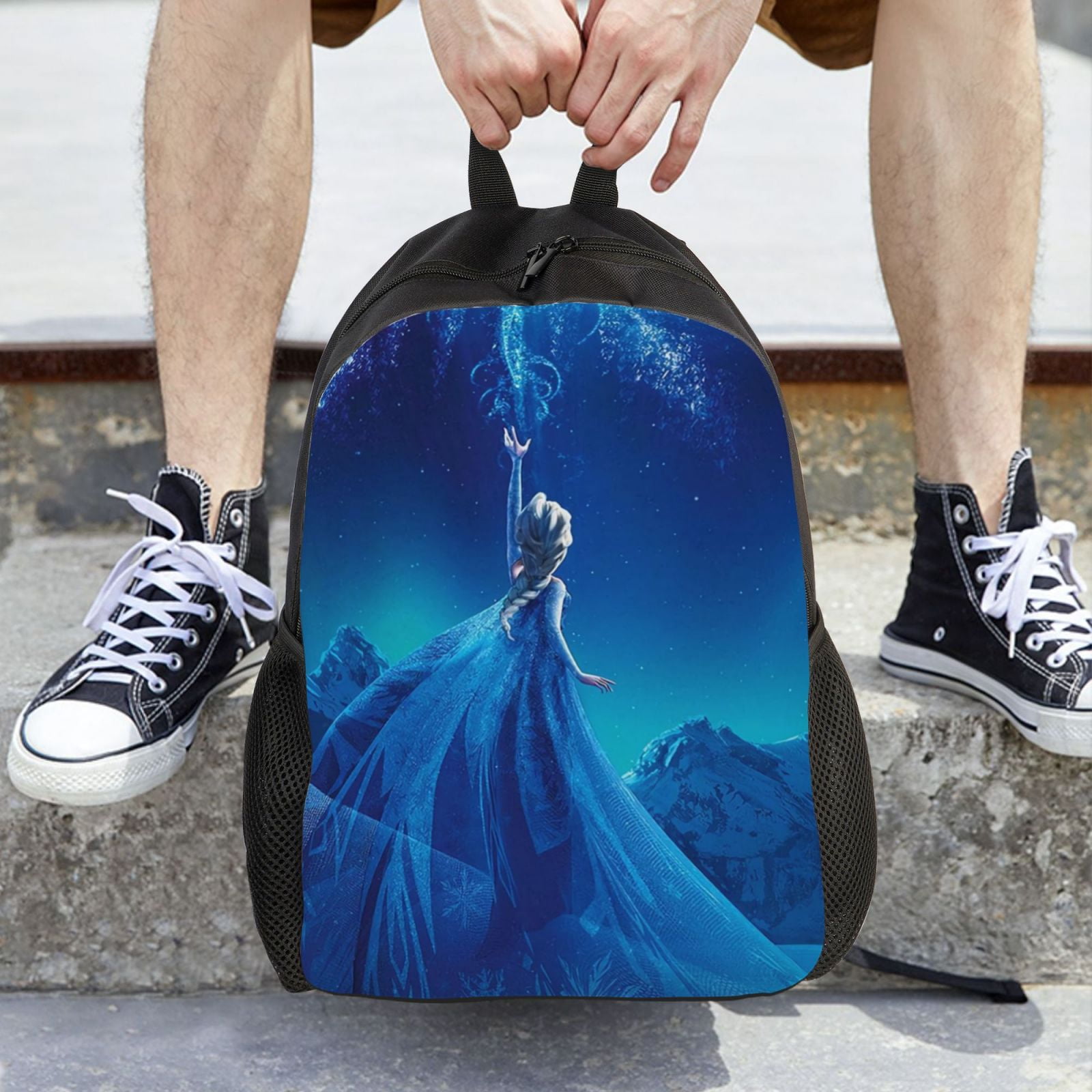 Frozen Anime Backpack Travel Bag 3d Printing Casual Daypack ...