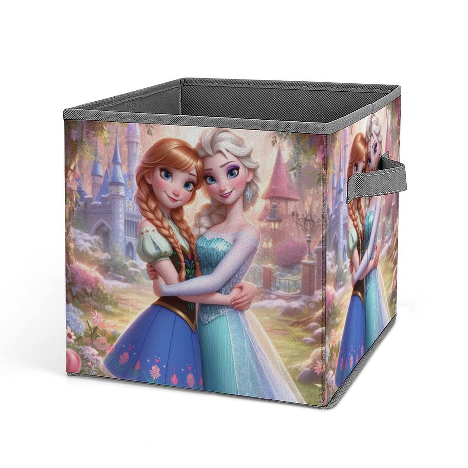 Frozen Anime Cartoon Cube Storage Bins, 10.6 Cube Storage Organizer ...