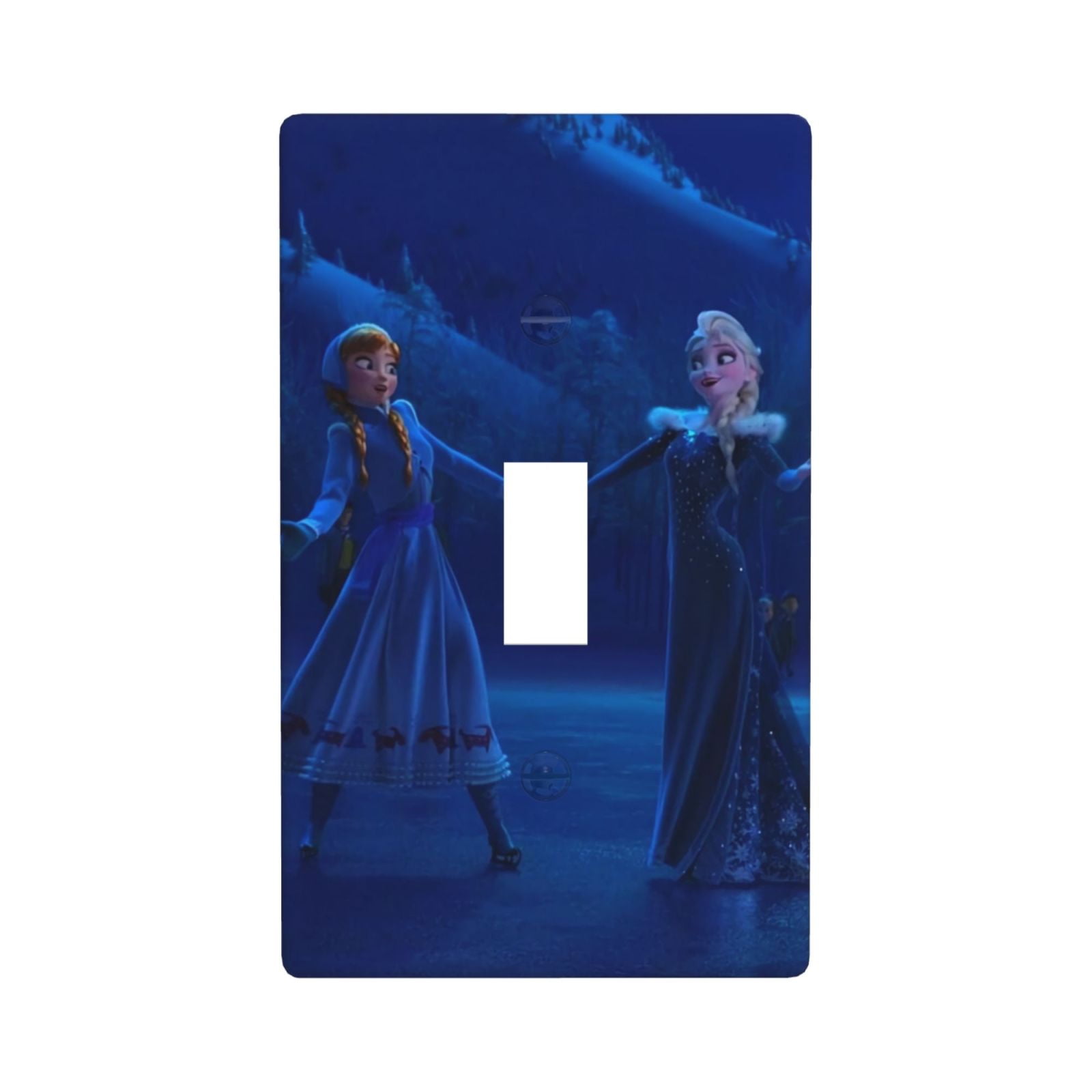 Frozen Anime Light Switch Cover Plates, Single Lever Wall Plate, 1 Gang ...