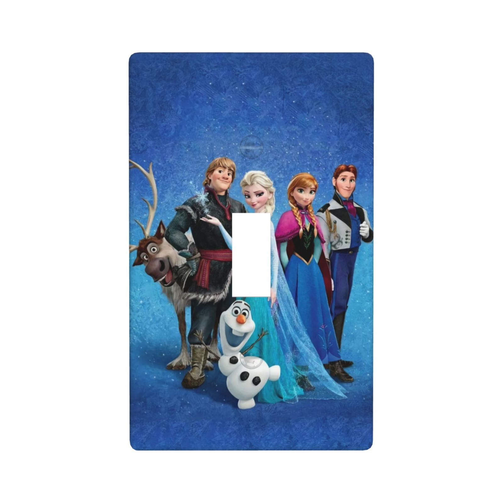 Frozen Anime Light Switch Cover Plates, Single Lever Wall Plate, 1 Gang ...