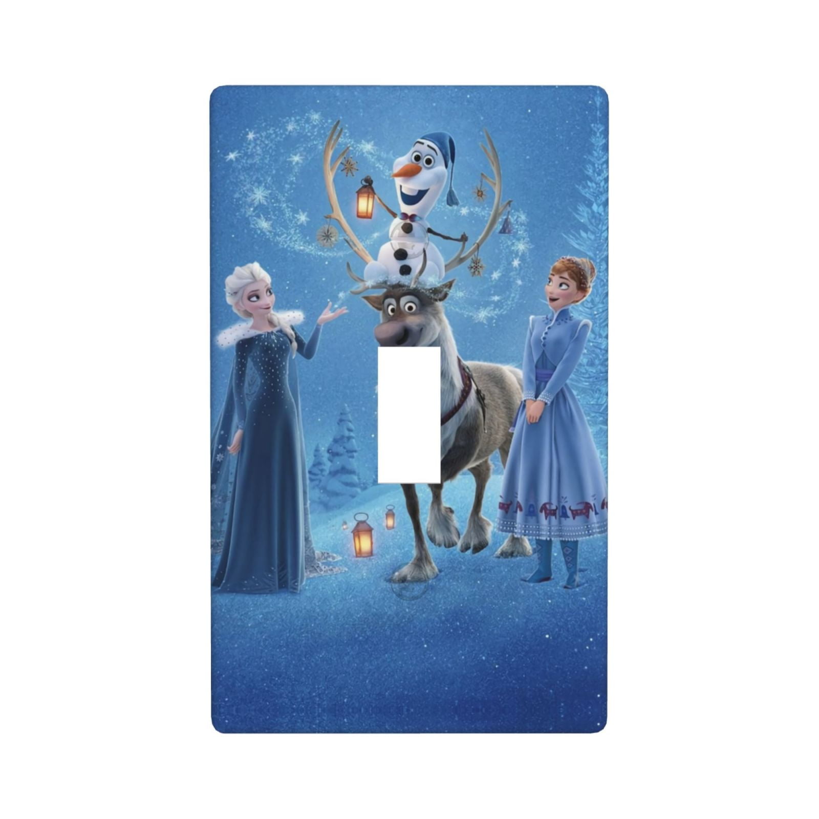 Frozen Anime Light Switch Cover Plates, Single Lever Wall Plate, 1 Gang ...