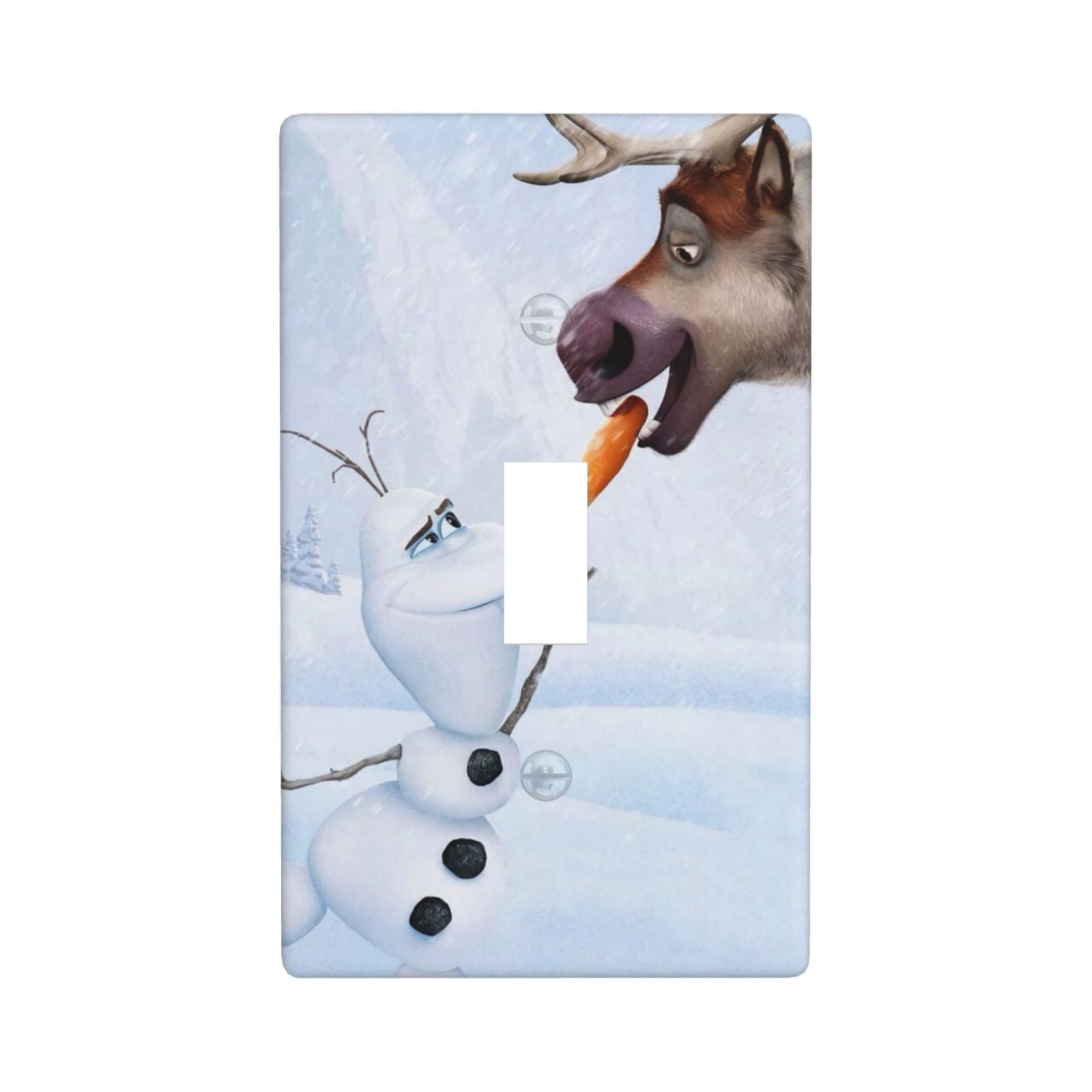 Frozen Anime Light Switch Cover Plates, Single Lever Wall Plate, 1 Gang ...