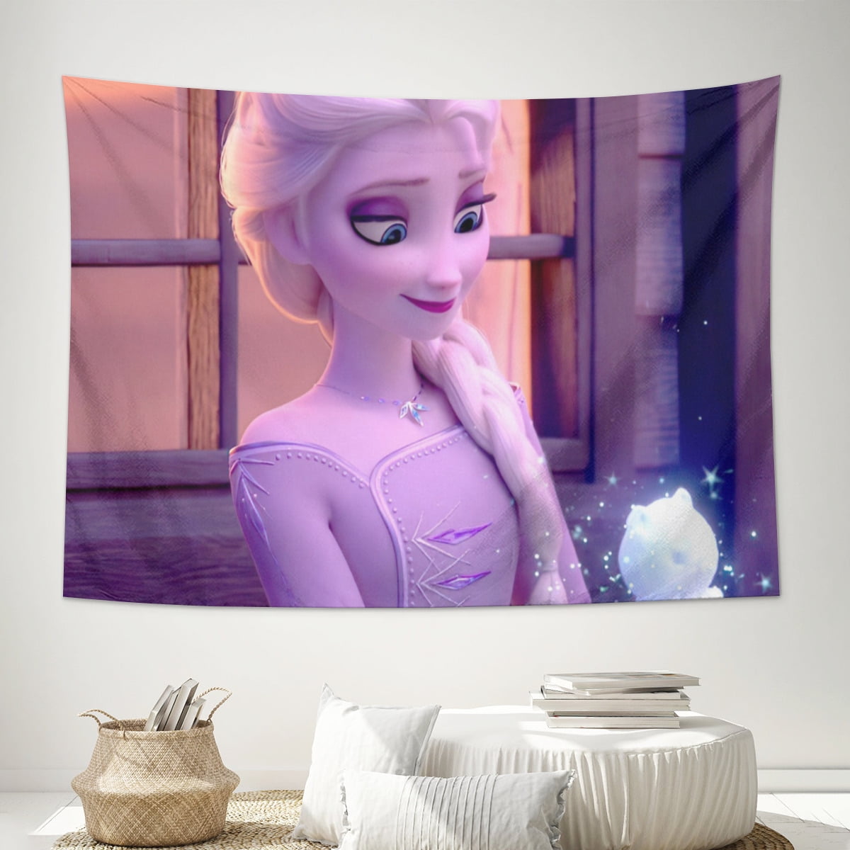 Frozen Anime Poster Tapestry - Large Wall Art Background, Birthday ...
