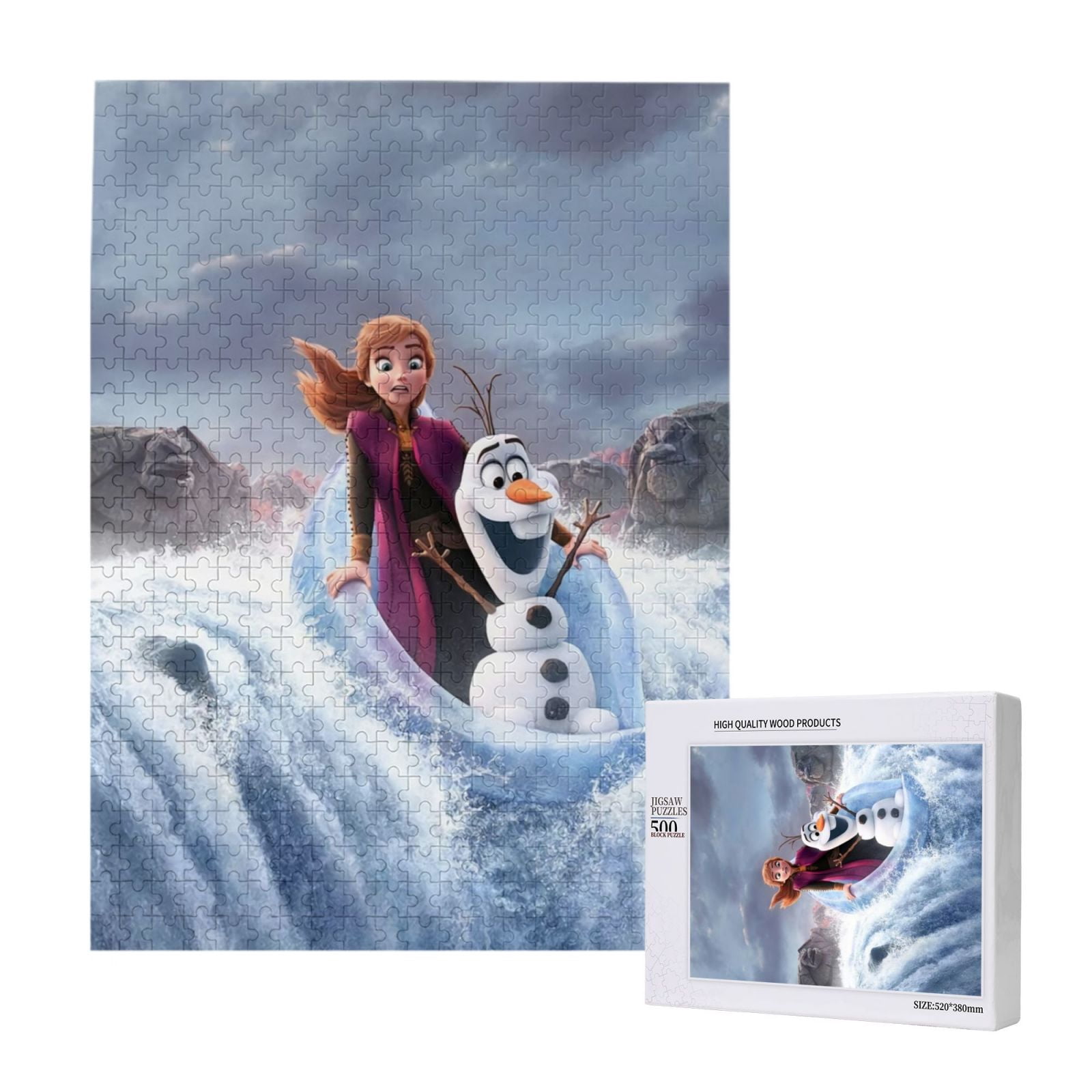Frozen Anime Puzzles Boys Girls Teens 300/500/1000 Piece Wooden Collage ...