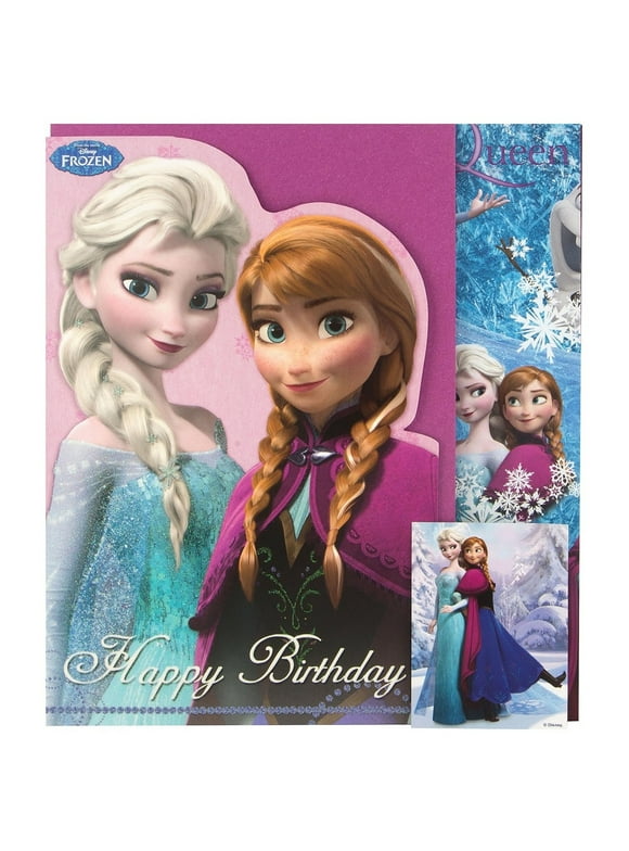 Frozen Greeting Cards & Gift Wrap in Frozen Party Supplies - Walmart.com