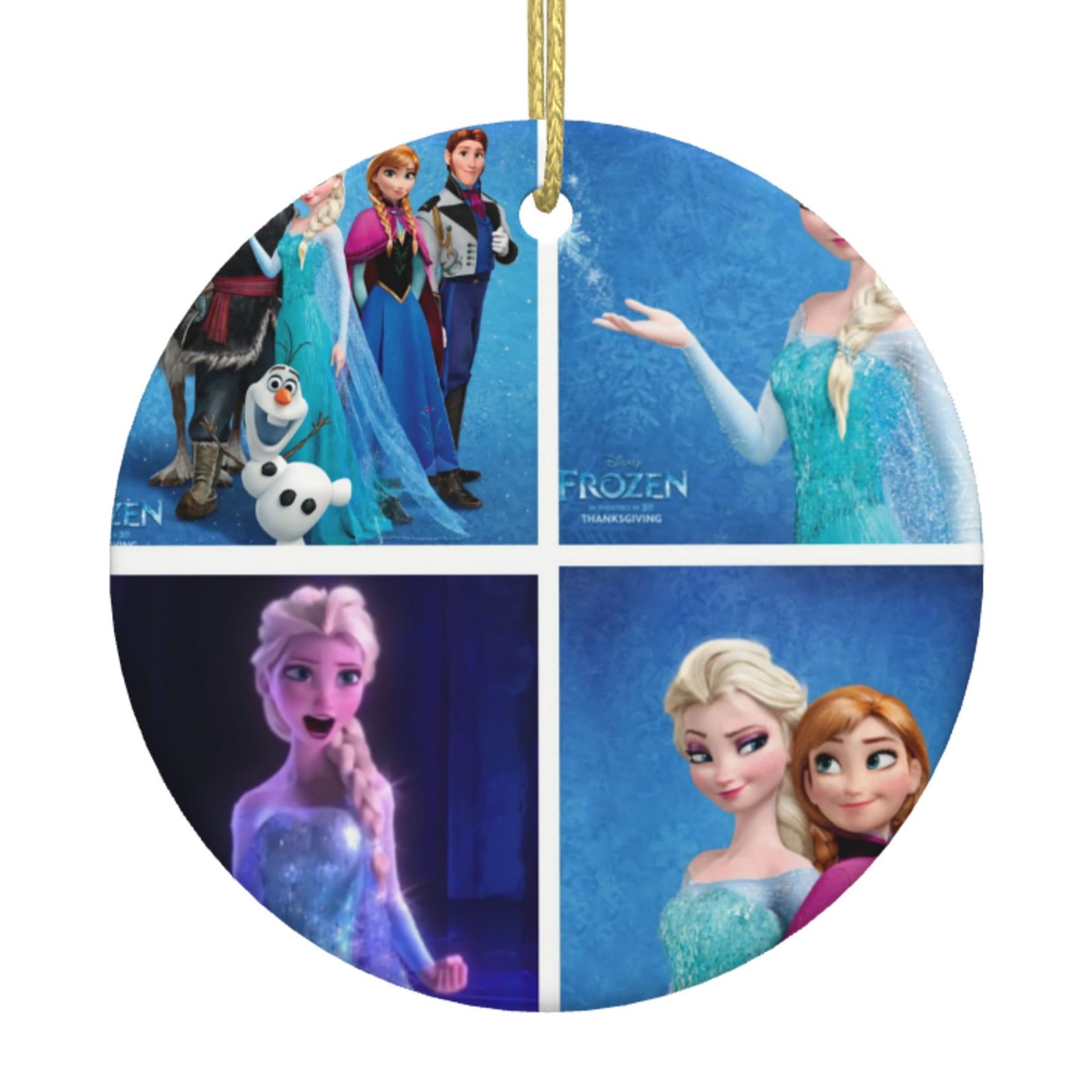 Frozen-Anna And Elsa Christmas Tree Ornaments,Christmas Tree Decorations,Christmas Ornaments ...
