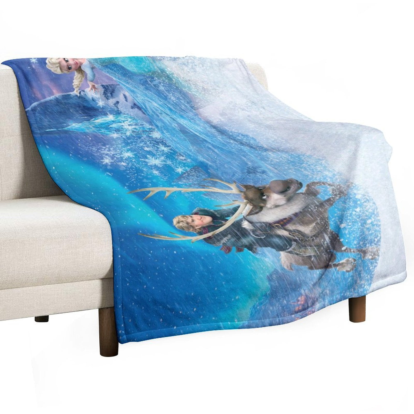 Frozen Anna And Elsa Silk Touch Throw Blanket,Magical Girls - Walmart.com