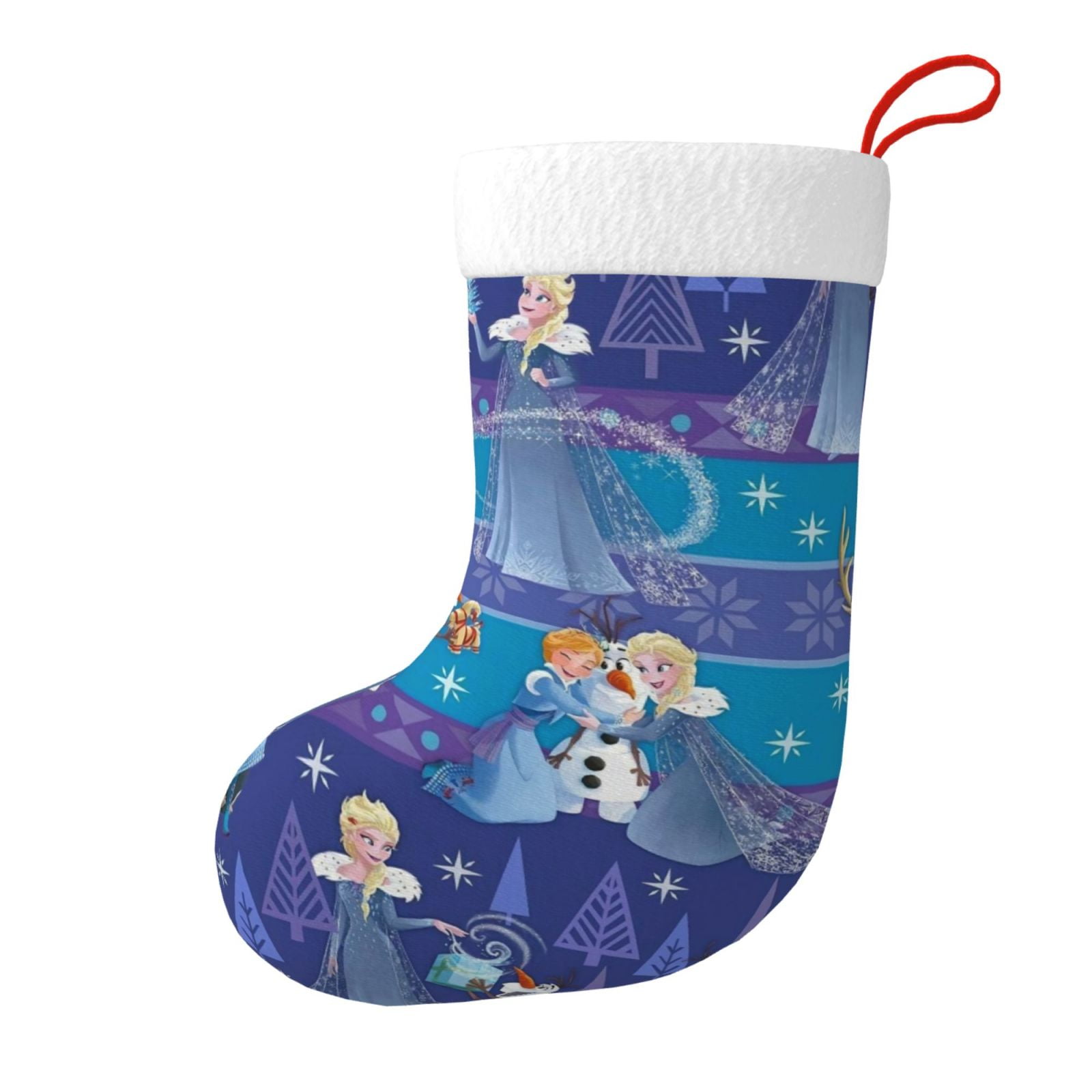Frozen-Anna And Elsa Snowflakes Olaf Christmas Stocking,Santa Stocking ...