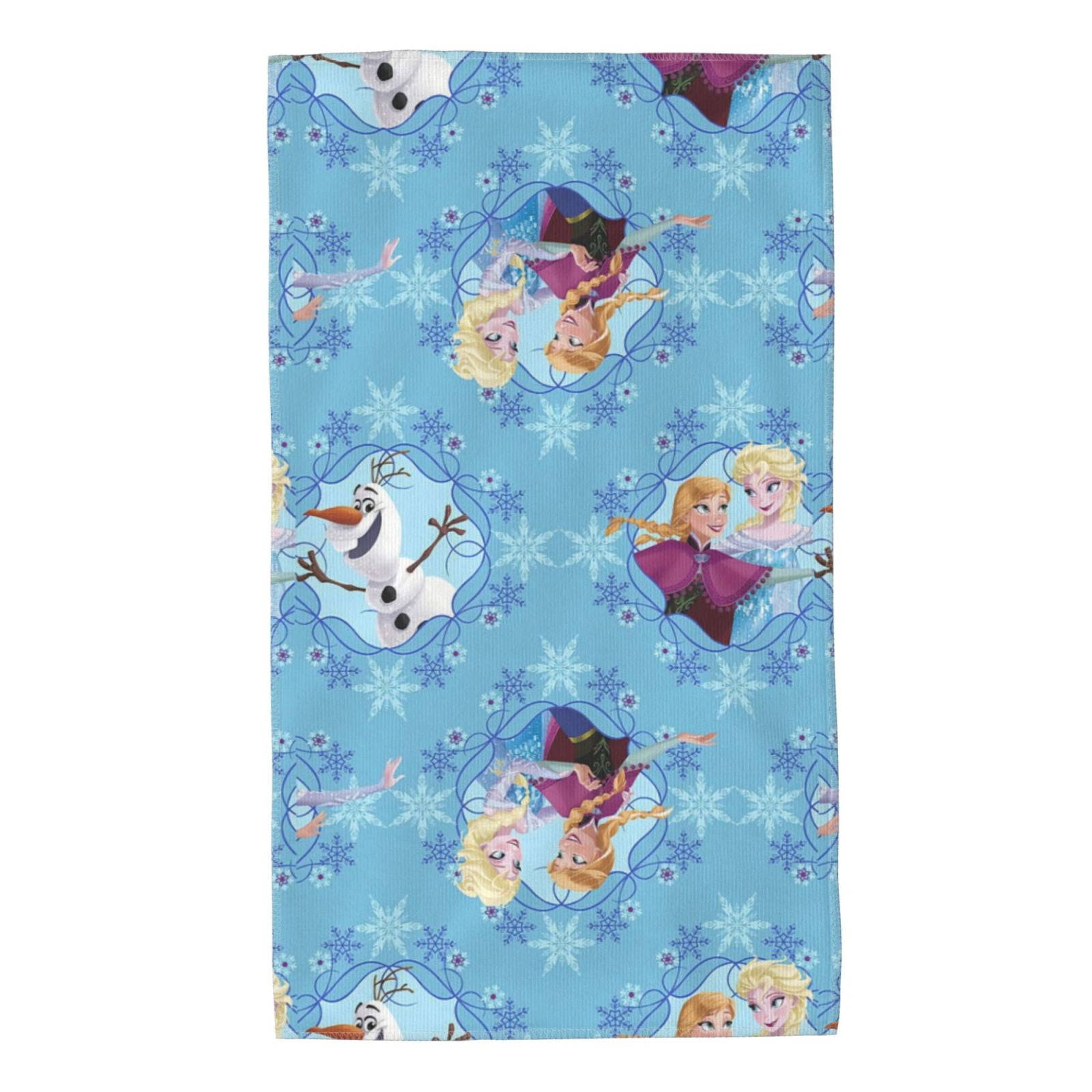 Frozen-Anna And Elsa Snowflakes Towels,Hand Towels,Lightweight and ...