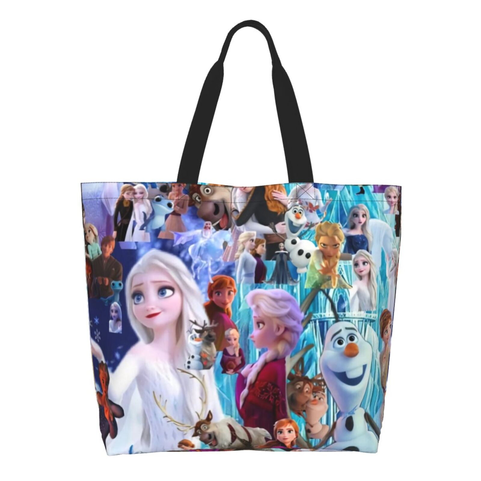 Frozen-Anna And Elsa Tote Bag for Women,Canvas Tote Bag with ...
