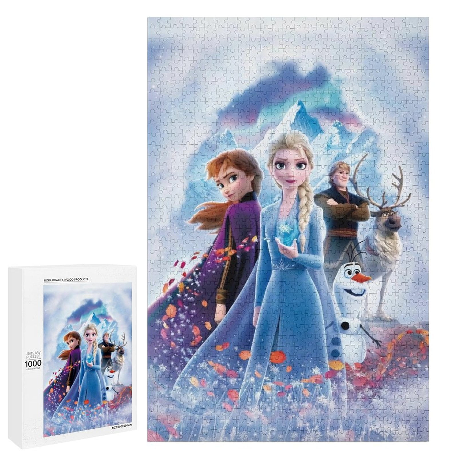 Frozen Anna & Elsa Always Up For Adventure Group Puzzles- 1000 Piece ...
