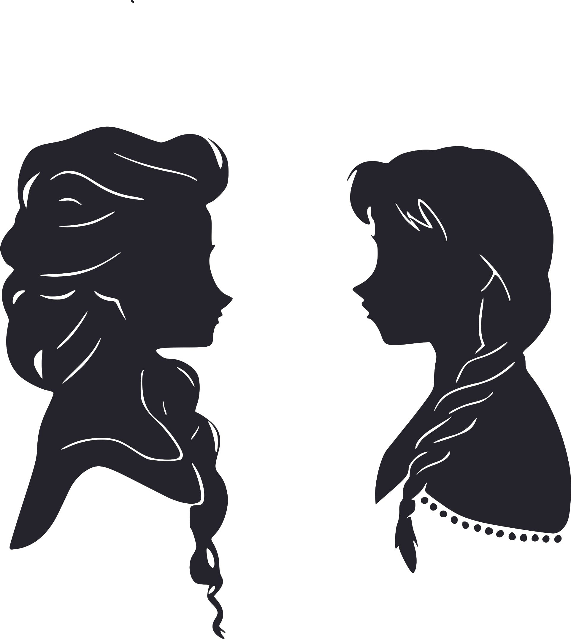 Frozen Anna Elsa Cartoon Characters Decors Wall Sticker Art Design ...