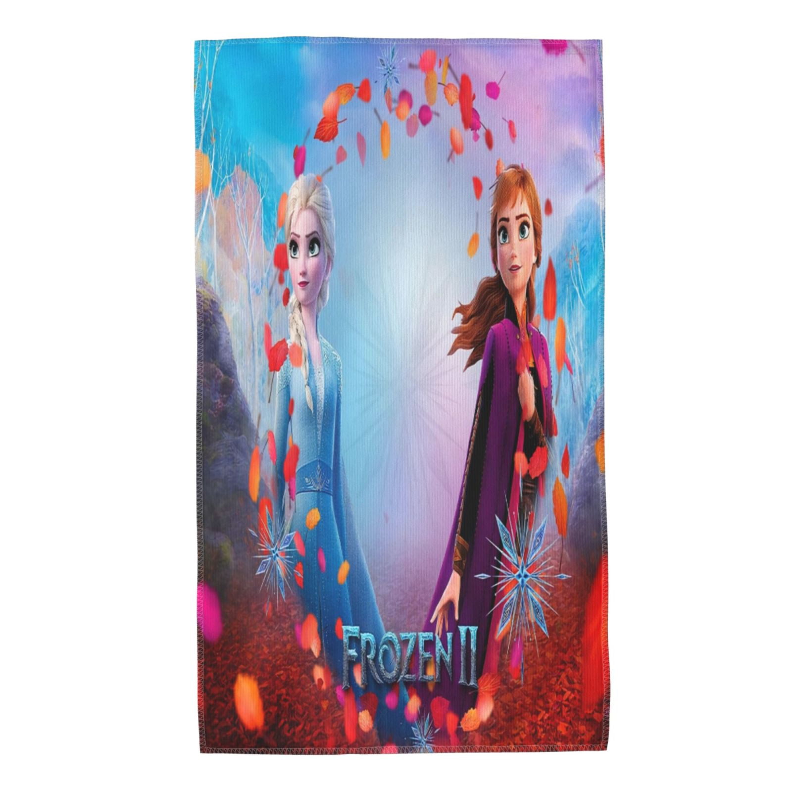 Frozen-Anna & Elsa Hand Towels for Bathroom,Face Towels Soft Absorbent ...