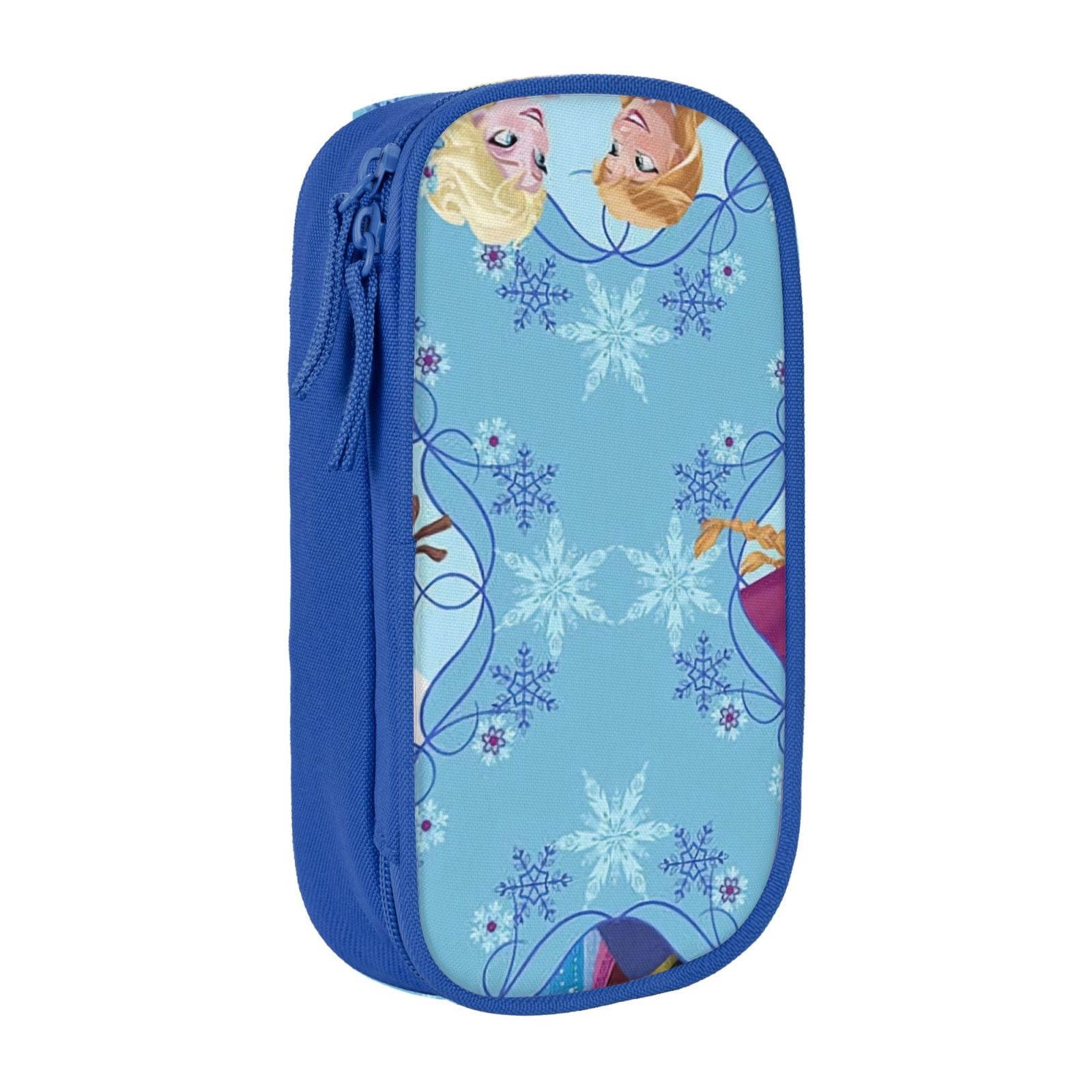 Frozen Anna And Elsa Snowflakes Pencil Case,Pencil Pouch,Big Pencil Bag ...