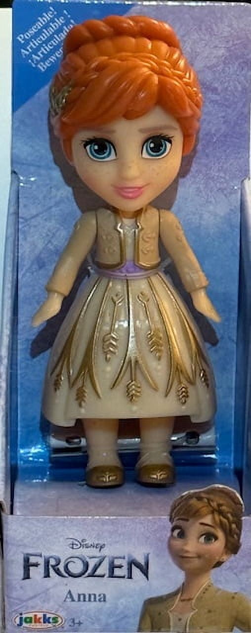 Frozen Anna Mini Toddler Doll - Mini Anna the snow queen doll gold ...