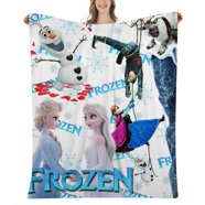 Disney Frozen Throw Blanket, Snow Journey, 45x60, Multicolor, 100% ...