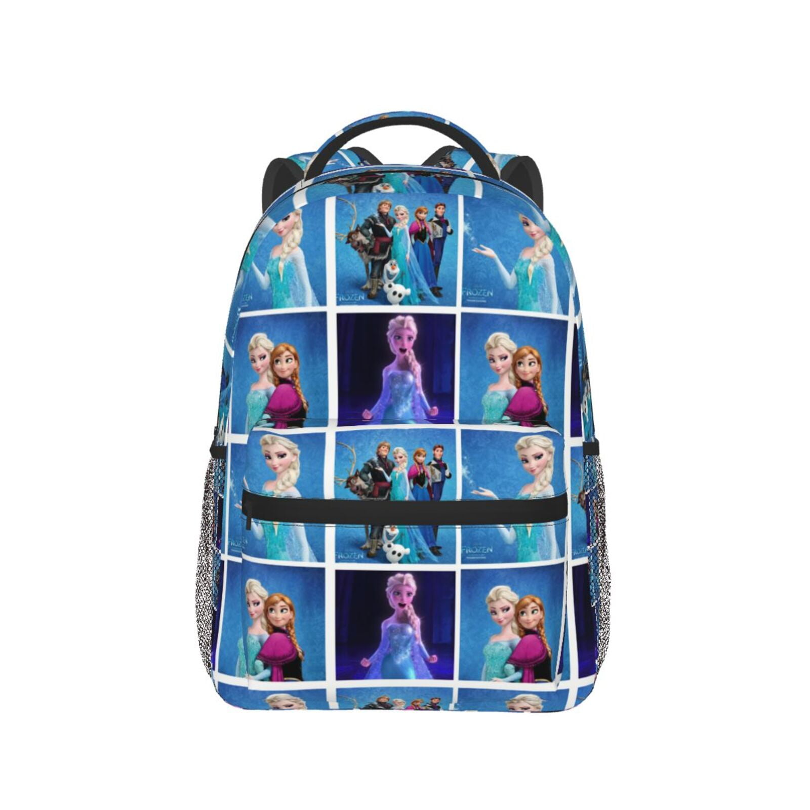 Frozen Anna and Elsa Backpack,Polyester Travel Backpack for Women Men ...