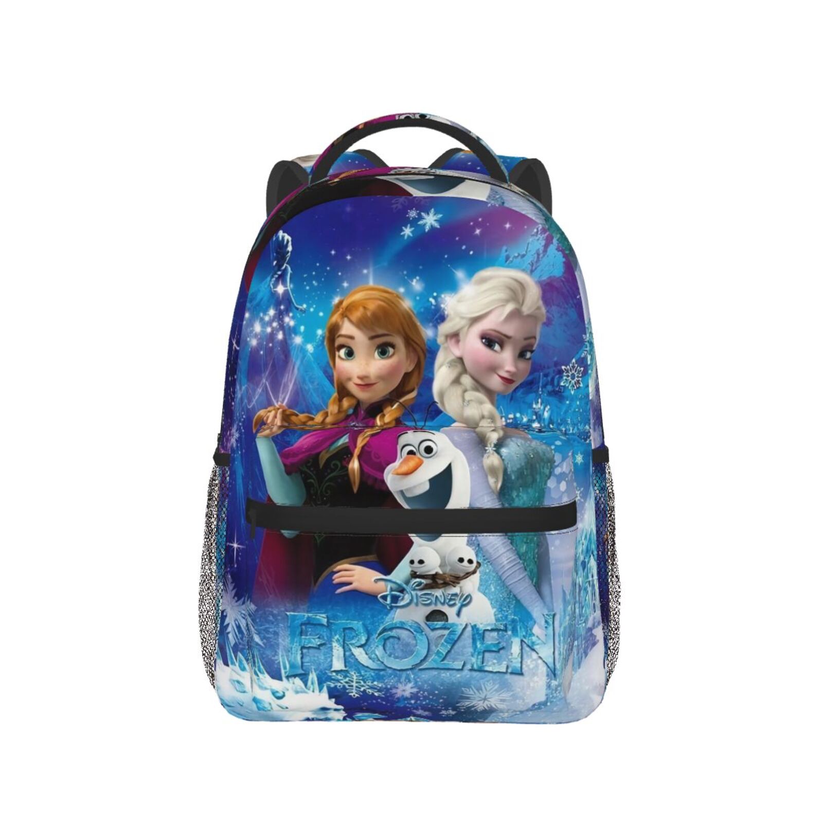 Frozen Anna and Elsa Snowflakes Backpack 15.7 Inch,Travel Backpack ...