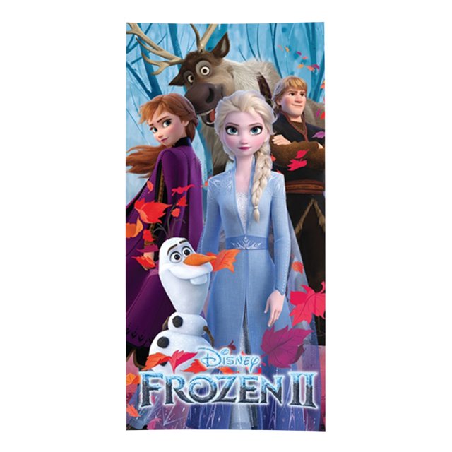 Frozen Beach Towel 58" x 28" Anna Elsa Olaf Kristoff Sven Disney ...
