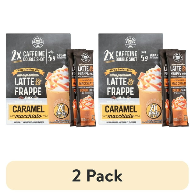 (2 pack) Frozen Bean Ultra-Premium Caramel Macchiato Latte & Frappe ...
