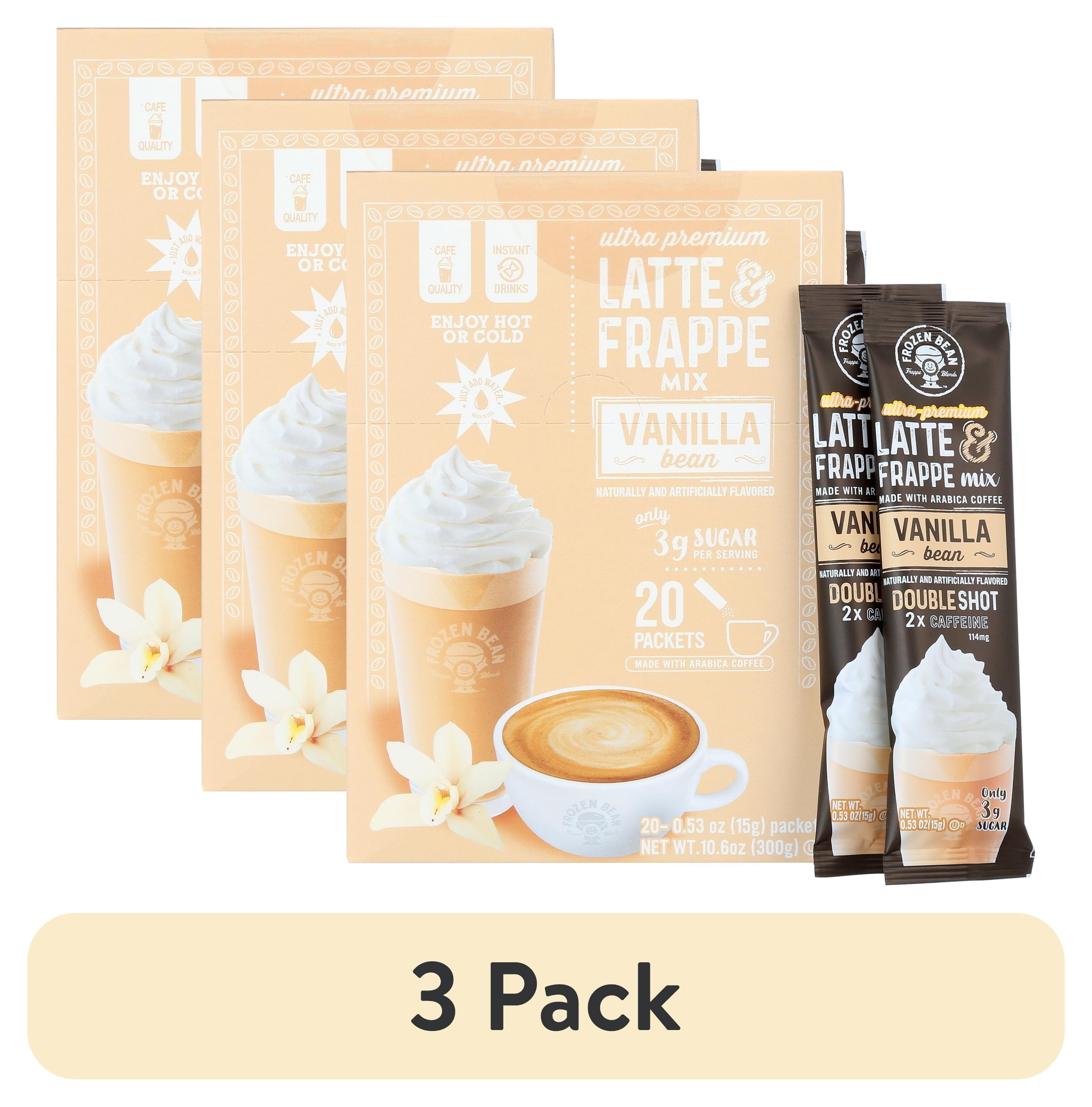 (3 pack) Frozen Bean Ultra-Premium Vanilla Bean Latte & Frappe 20Pk ...