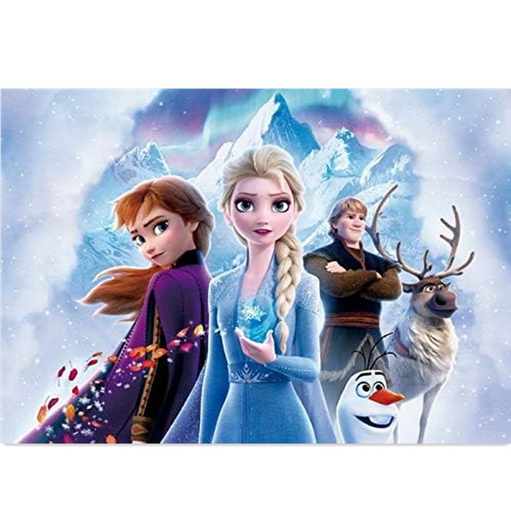 Frozen Birthday Party Banner,5 x 3ft Elsa Photography Background Vinyl ...