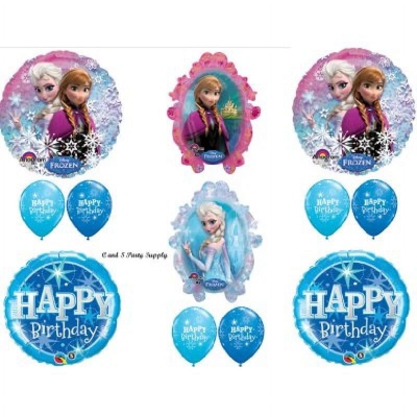Frozen Blue Sparkle Disney Movie BIRTHDAY PARTY Balloons Decorations ...