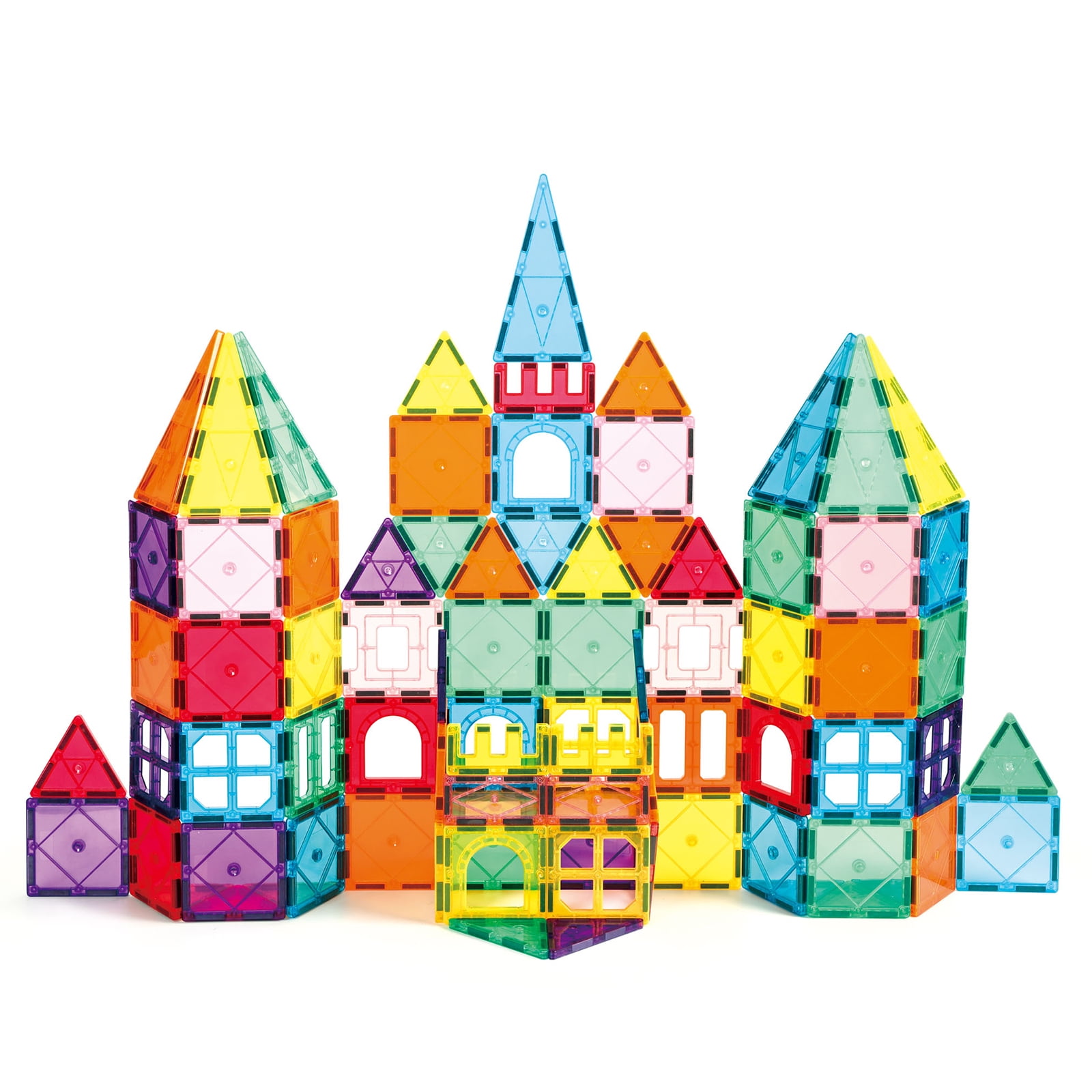 Frozen Castle Magnetic Tiles - 3D Diamond Building Blocks - Walmart.com