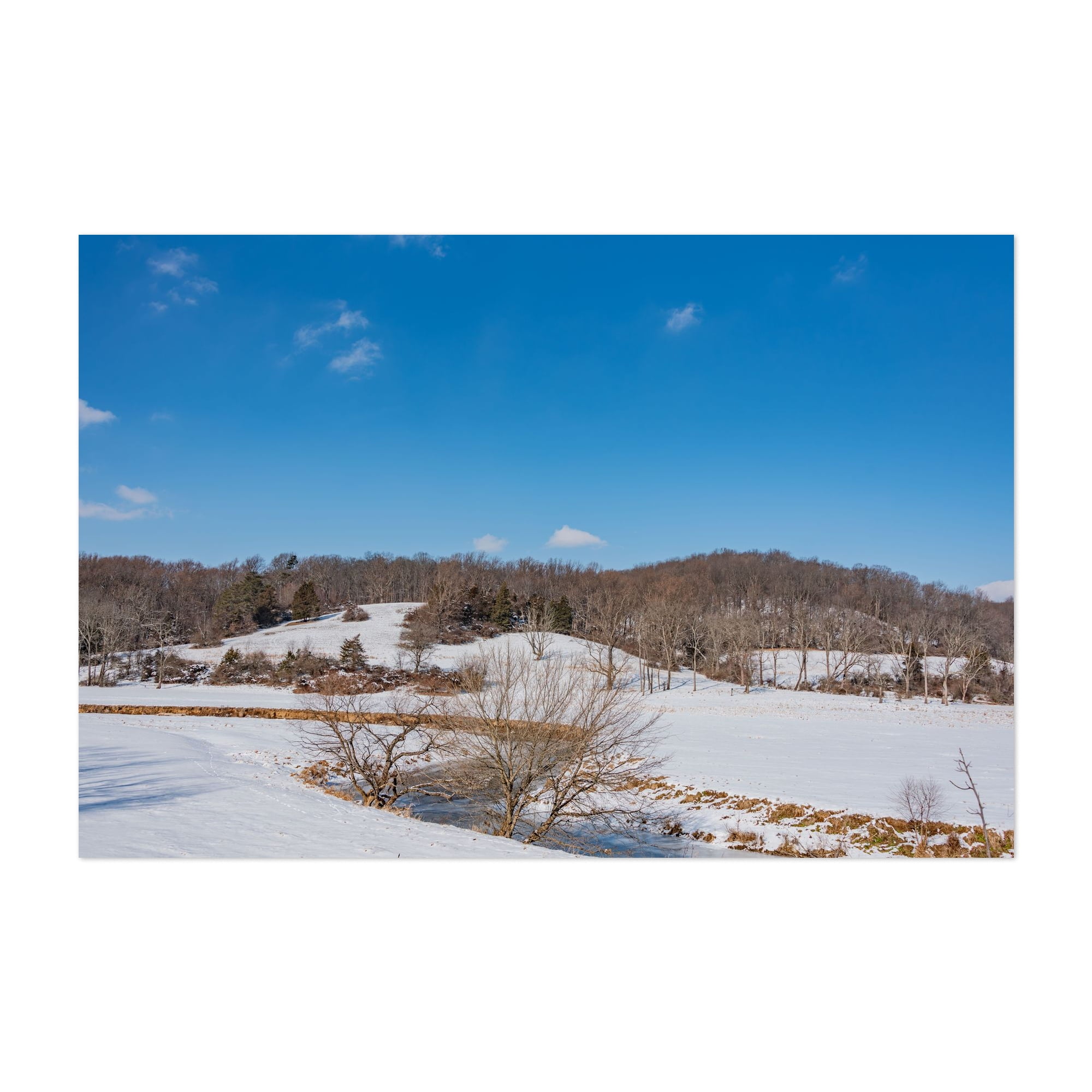 The Frozen Codorus Creek in Seven Valleys PA on a January Day - Seven ...