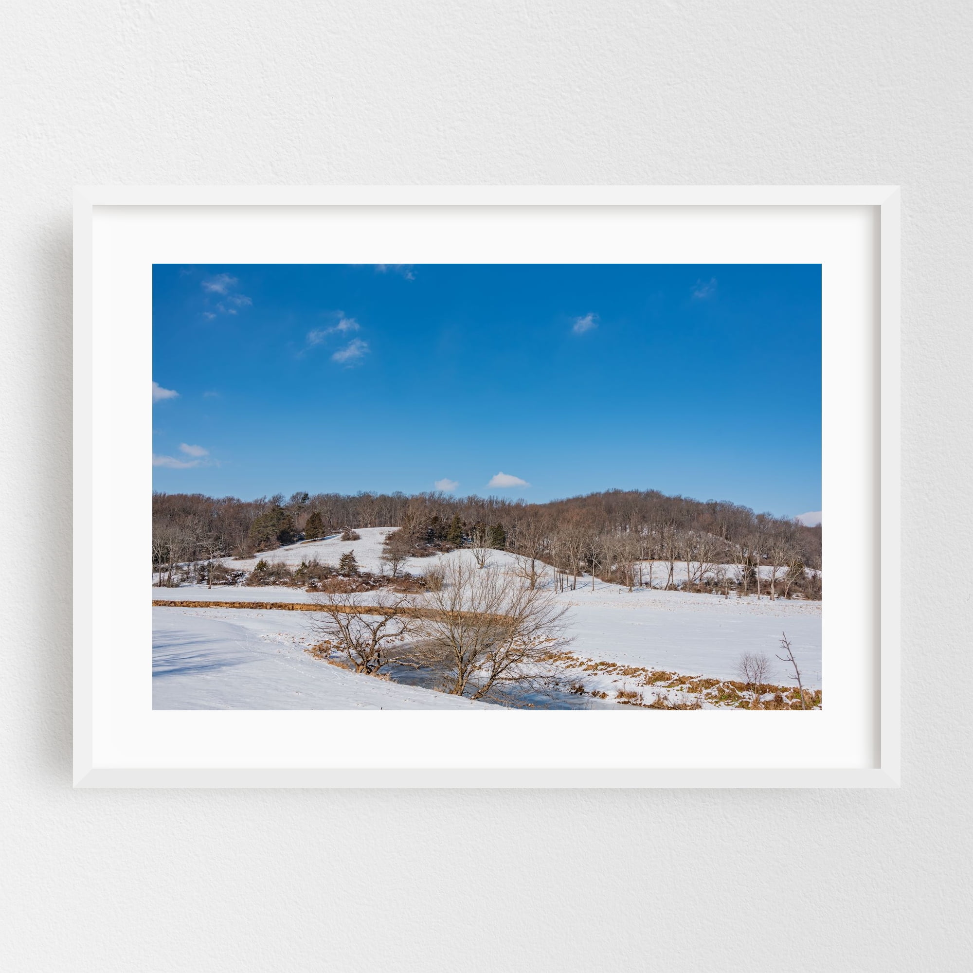 The Frozen Codorus Creek in Seven Valleys PA on a January Day - Seven ...