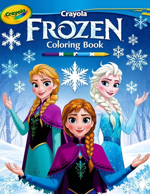 Frozen Coloring Books for Girls 3-5: Fun & Easy Disney Princess ...